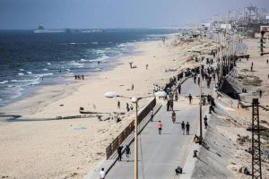 A ship with hundreds of tons of food aid for Gaza nears an Israeli port ...